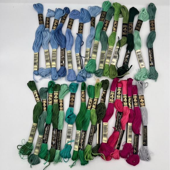 DMC | Art | 3 Dmc Embroidery Flossskeins | Poshmark